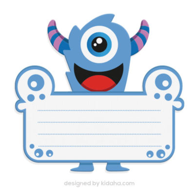 Free monster clip arts, education clip arts for kids – KIDAHA