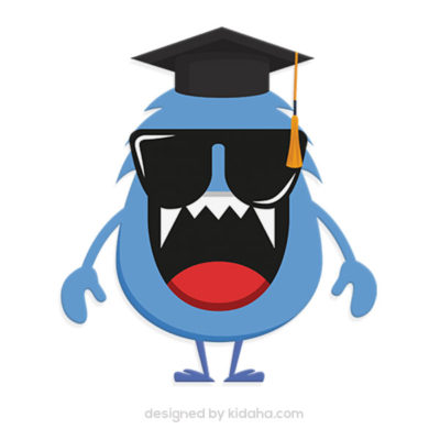Free blue monster clip arts for education – KIDAHA