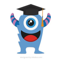 Free blue monster clip arts design – KIDAHA