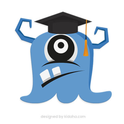 Free blue monster clip arts design – KIDAHA