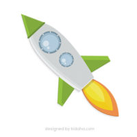 Green Rocket Clip art – KIDAHA