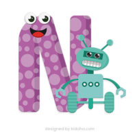 N alphabet clipart – KIDAHA