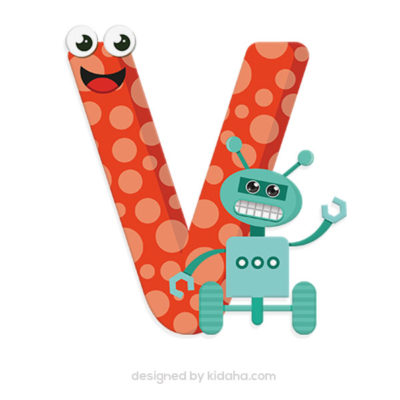 V alphabet clipart – KIDAHA