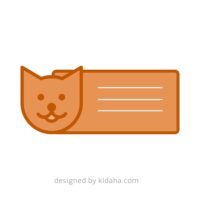 Cute cat name tag clipart – KIDAHA