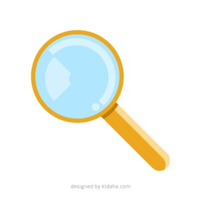 Yellow magnifier clip art – KIDAHA