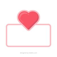 Heart blank label clip art – KIDAHA
