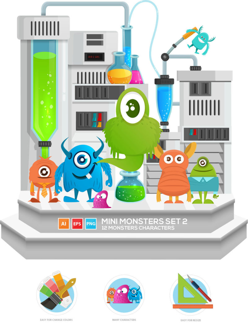 MINI MONSTERS SET2 – KIDAHA