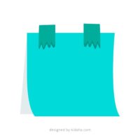 Blank sticky note free educational clip art – KIDAHA