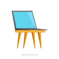 Laptop on desk free clip art – KIDAHA